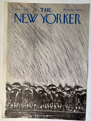 New Yorker Magazine, November 8, 1969, Cover only, Vintage, Art, Free ...