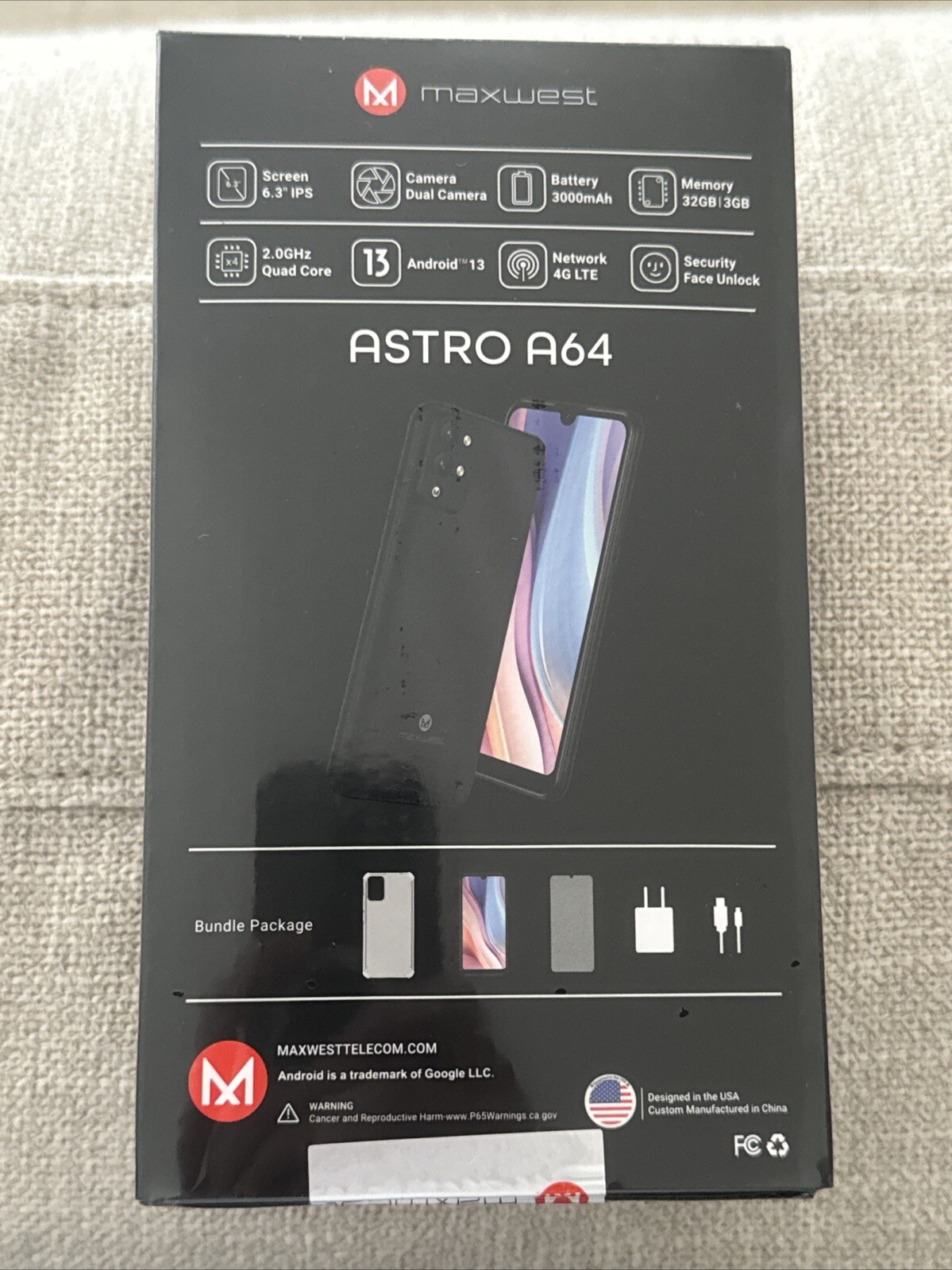 BRAND NEW MAXWEST ASTRO A64 UNLOCKED SEALED | eBay