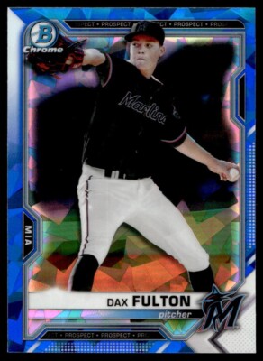 2021 Bowman Chrome Sapphire Dax Fulton G36 Miami Marlins #BCP-32 | eBay