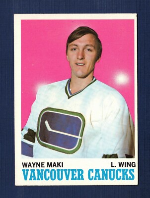 1970-71 Topps Wayne Maki #116 Vancouver Canucks EX | eBay