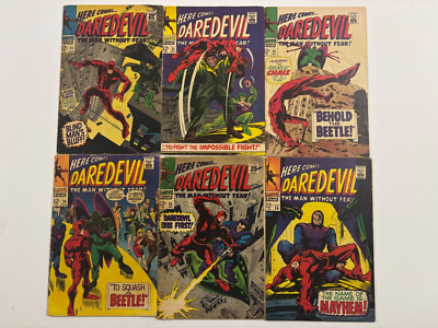 Daredevil #31, 32, 33, 34, 35, & 36 Silver Age Comics VG/FN or better ...