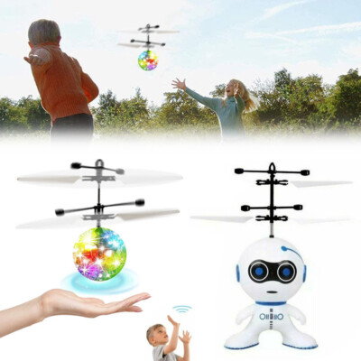 Electric Flying Ball Flying Robot Drone Toy Infrared Induction Cool ...