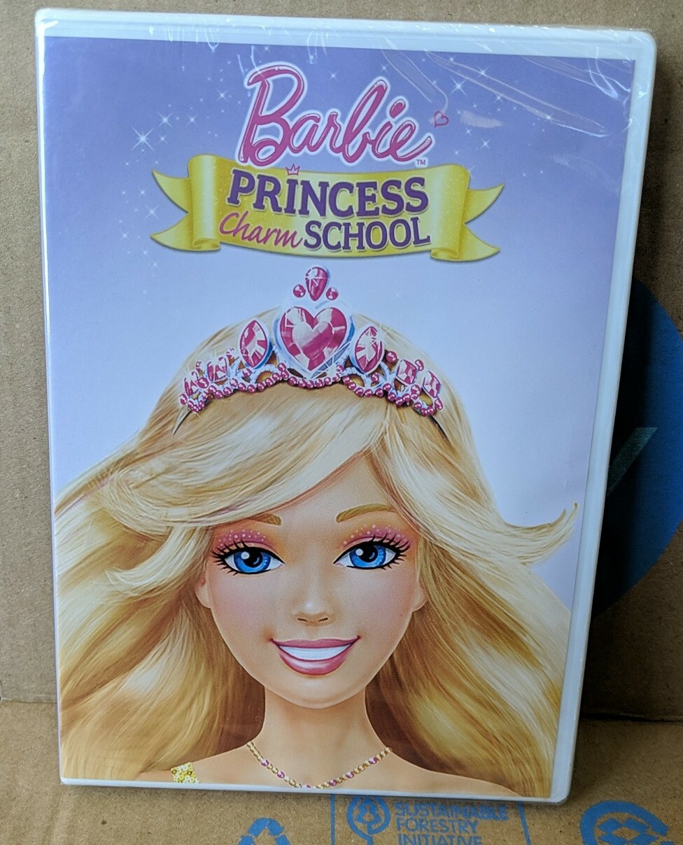 Barbie: Princess Charm School DVD Diana Kaarina brand new factory ...