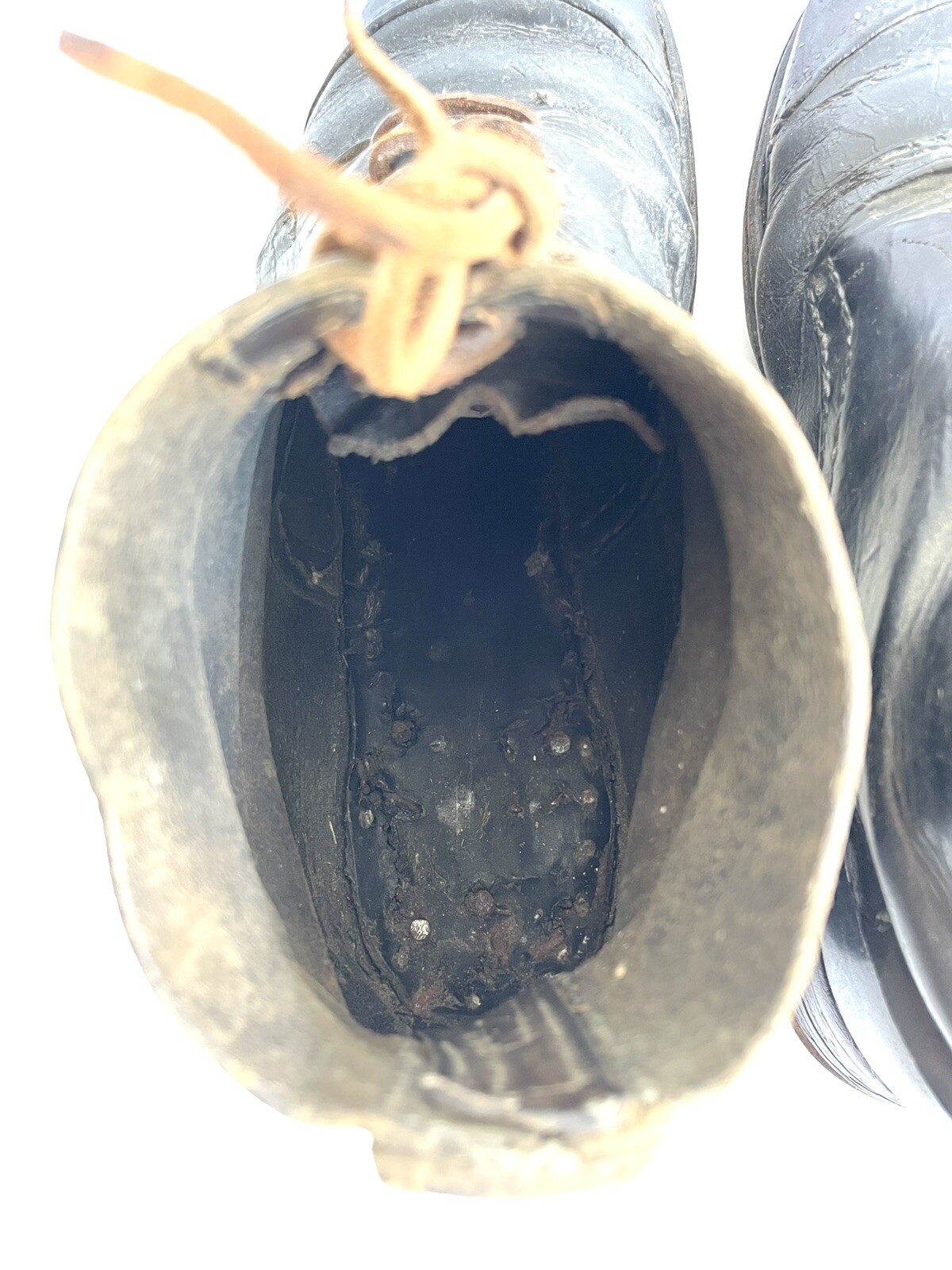 Authentic WW2 German Italian Ankle Boots / Combat Lowboots Shoes ...