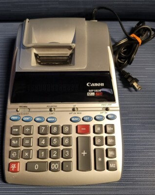 MP18DII Canon Professional Desktop Electronic Printing Calculator ...