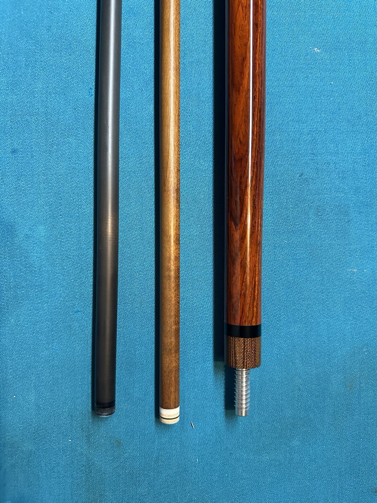 Shon Hardin Custom Pool Cue,30” CF Shaft, 30” Kielwood Shaft, 3/8X10 | eBay