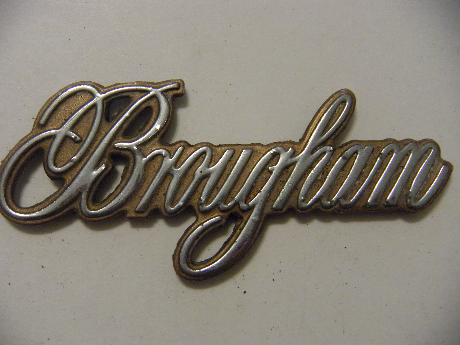 Cadillac Brougham "Brougham" Pillar Emblem 80's | eBay
