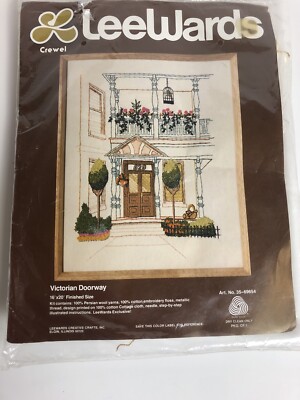 Embroidery Craft Kit Victorian Doorway Porch New Orleans Style Lee ...