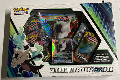 Pokémon Alolan Marowak GX Box For Card Game TCG CCG 661371822143| eBay