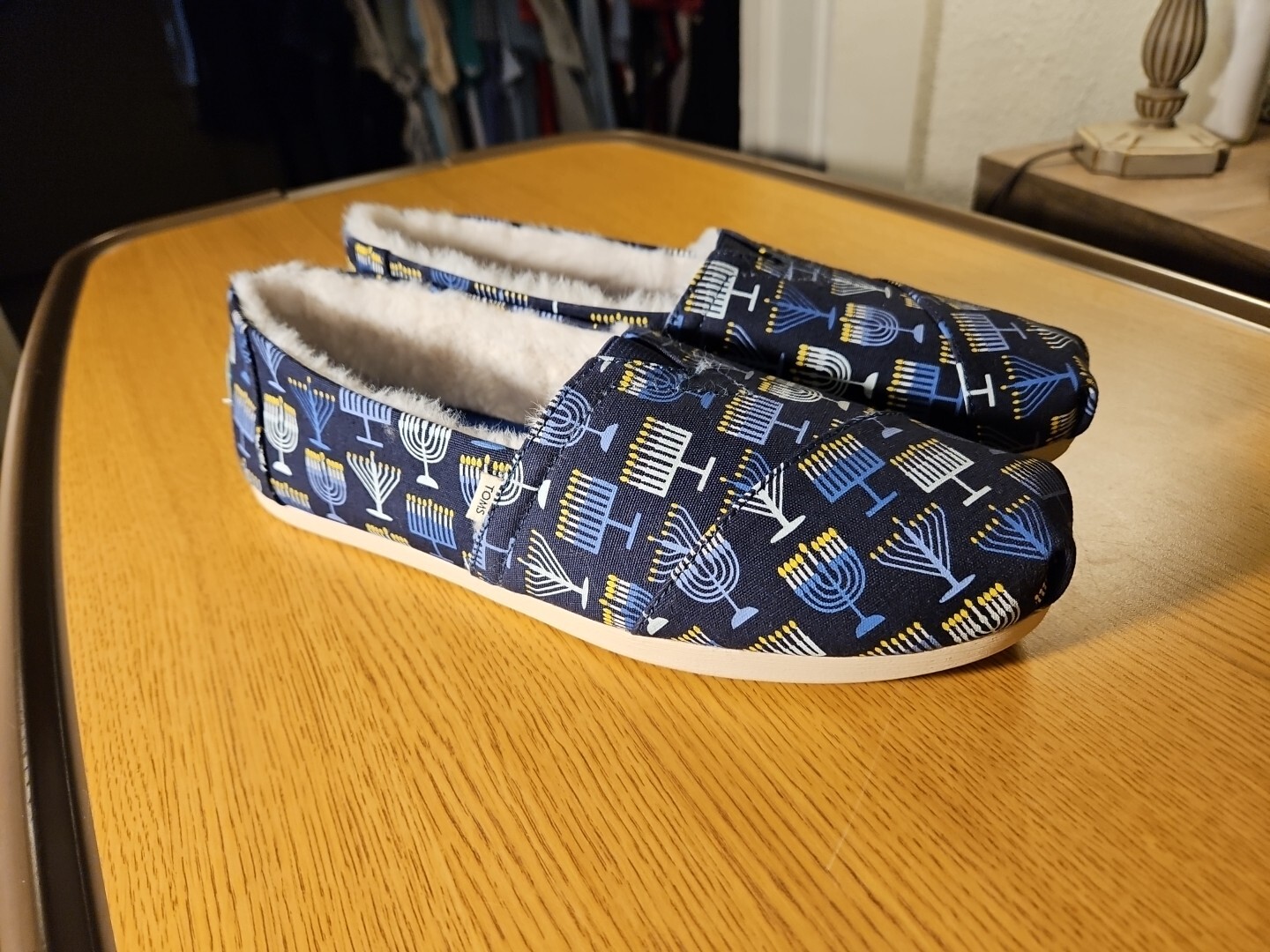 Toms Menorah Glow in Dark Slip On Shoe Womens Alparg… - Gem