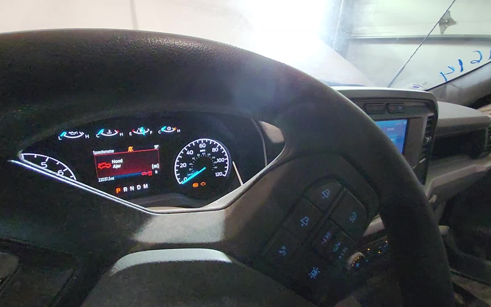 FORD F150 PICKUP 2021-2023 CONSOLE FRONT ROOF GRAY ROOF ALARM SYSTEM ...