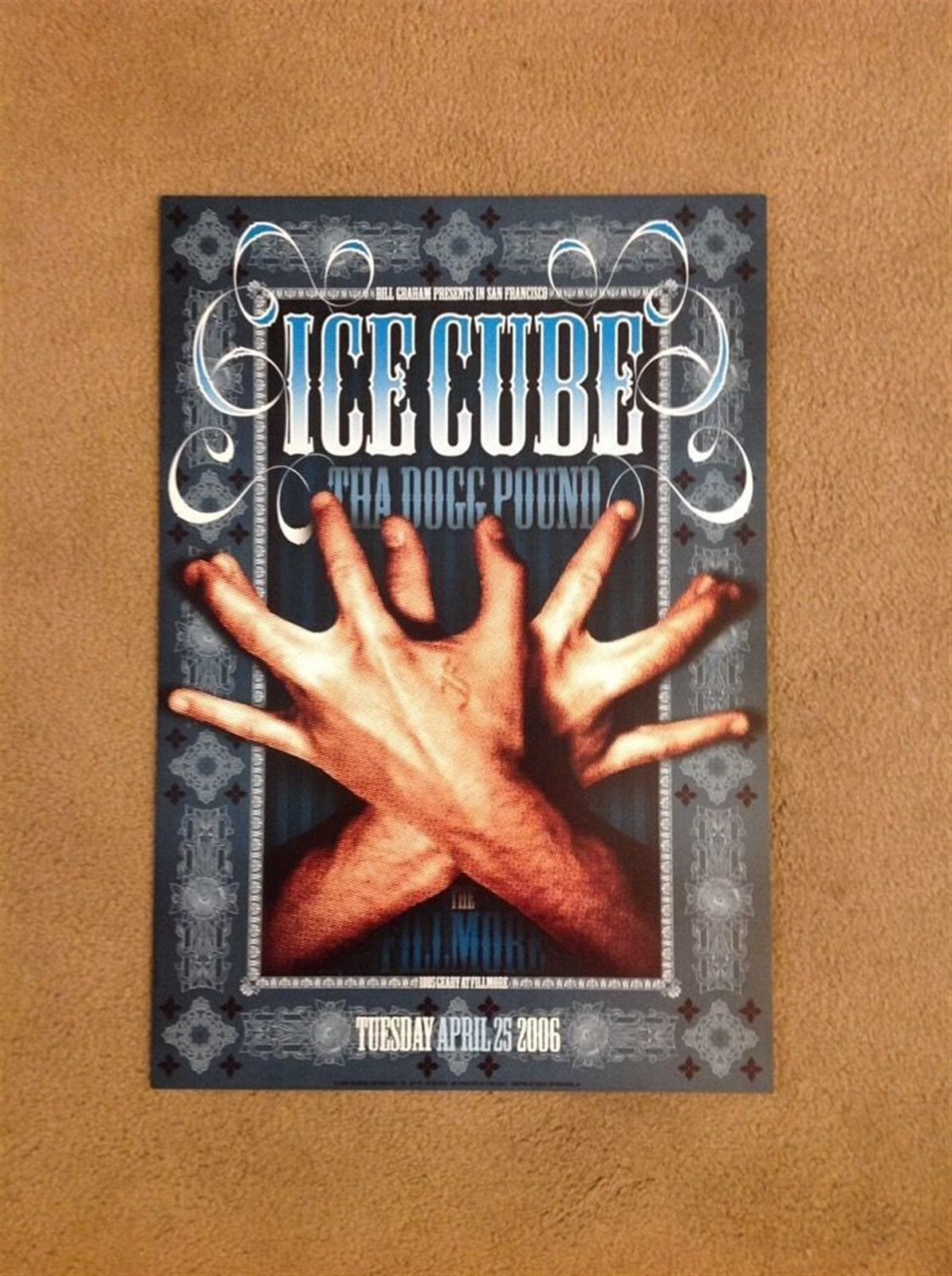 Ice Cube Poster The Dogg Pound Fillmore Offset 2006 n.W.A. NWA N W A ...
