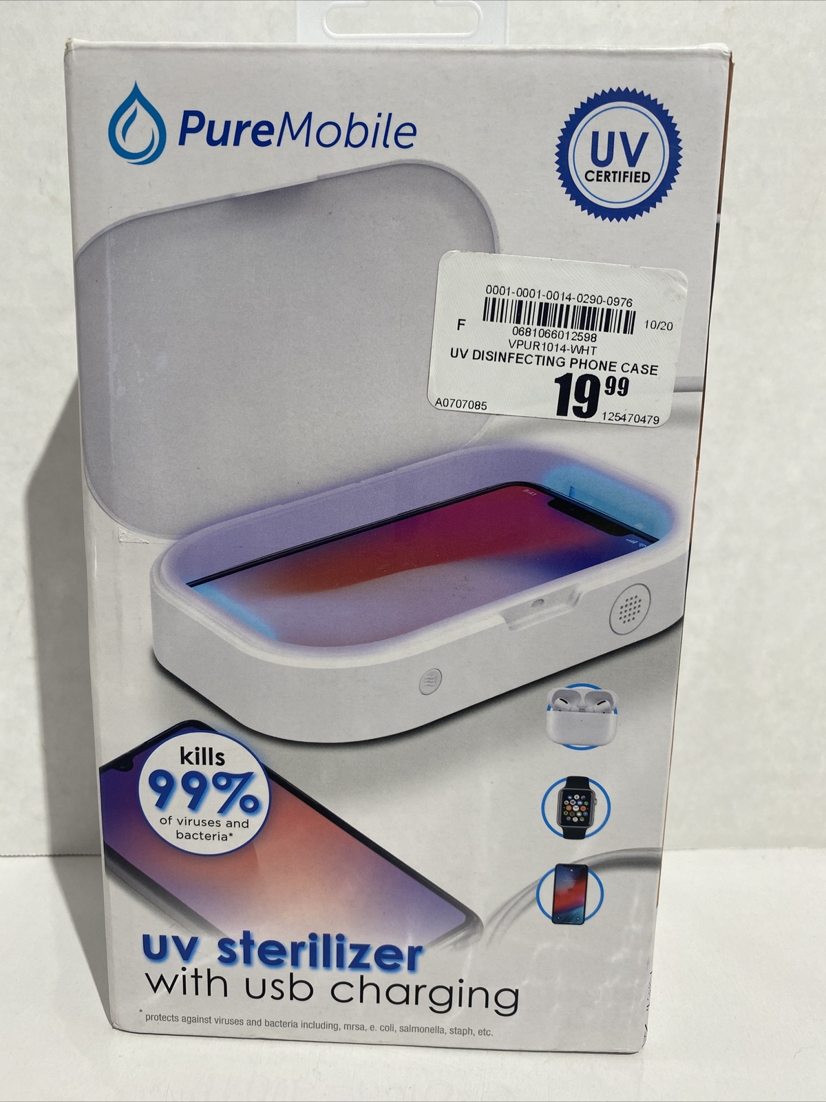 Pure Mobile UV Sterilizer With USB Charging (Phone And Accessory) USB ...