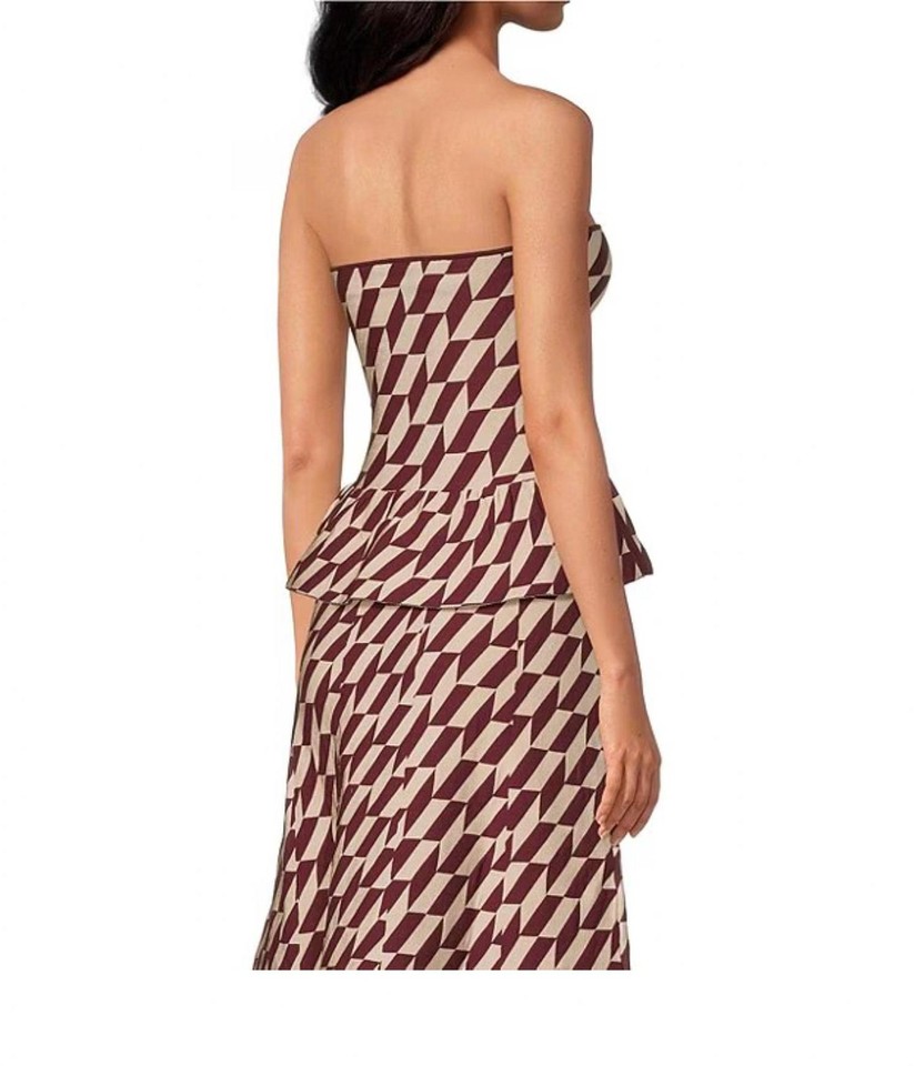 Lucy Paris Antonella Strapless Top Size L | eBay