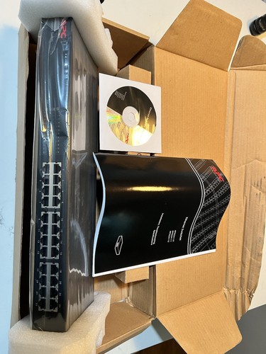 AP9224110 APC 24 Port 10/100 Ethernet Switch, Rack Mountable NEW in box ...