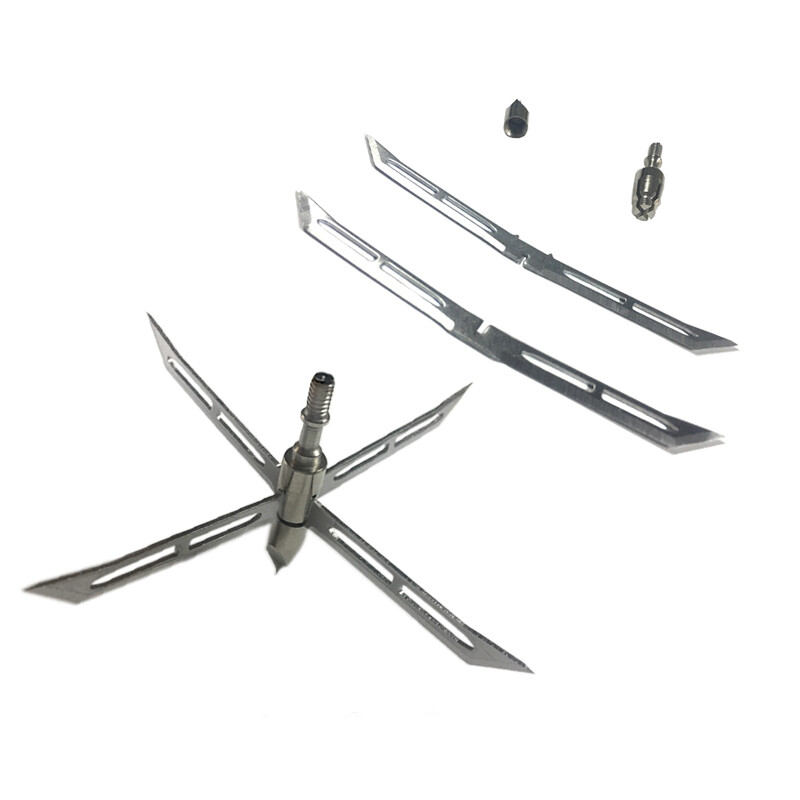 6 x Turkey Hunting Broadheads 200 Grain 4” Cutting Archery Arrow Piont ...
