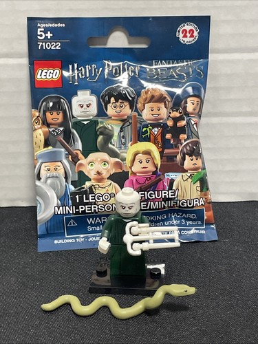 Lord Voldemort 71022 with Nagini Snake Harry Potter LEGO Minifigure ...