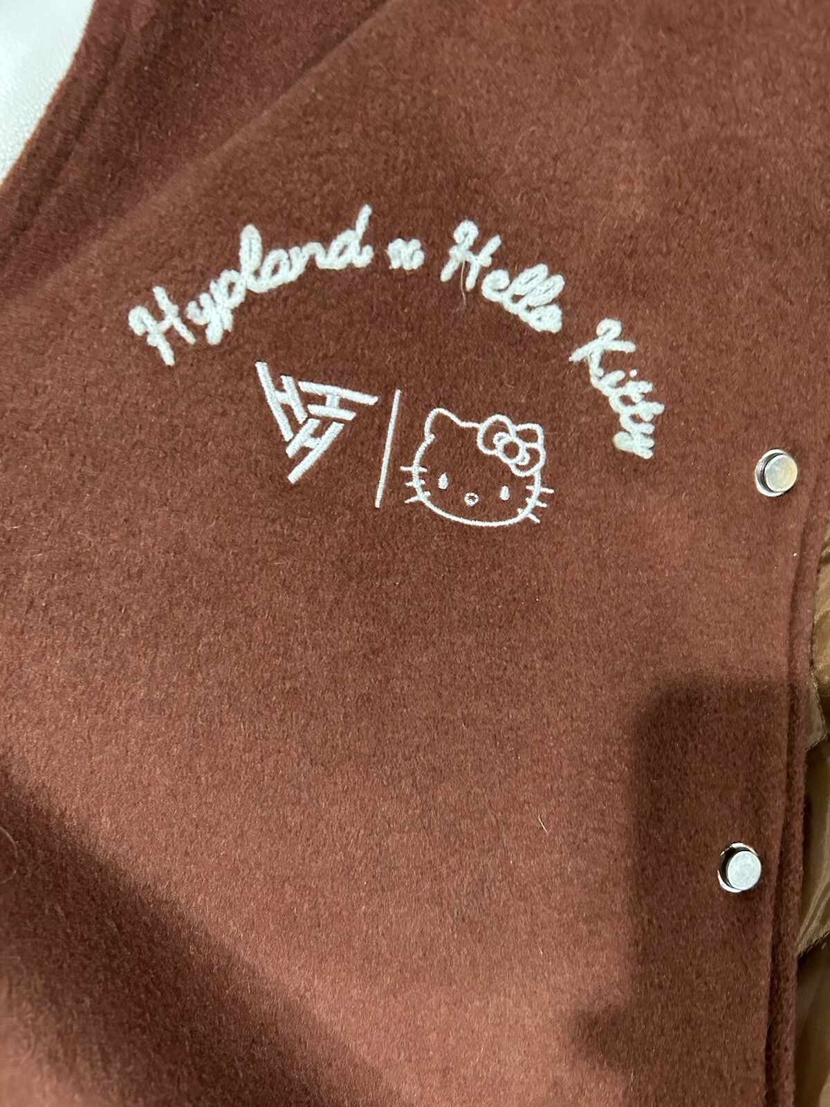 Hello Kitty Hype land letterman Jacket - Gem