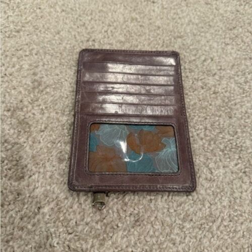 HOBO Leather Euro Slide Card Holder Slit Pocket Wallet with Zip Pockets ...