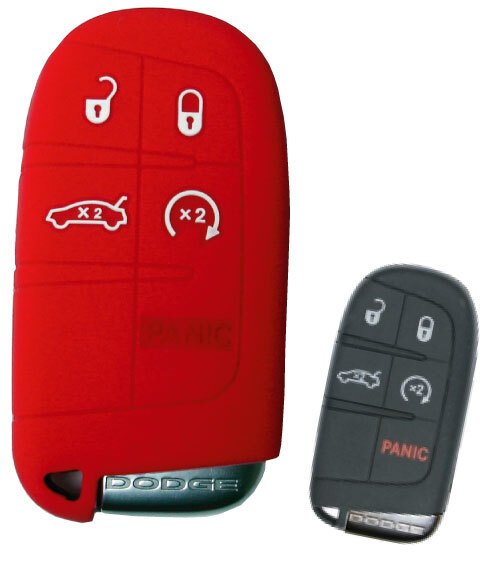 Keyless Entry Remote Rubber Fob Cover fits Dodge Chrysler Jeep ...