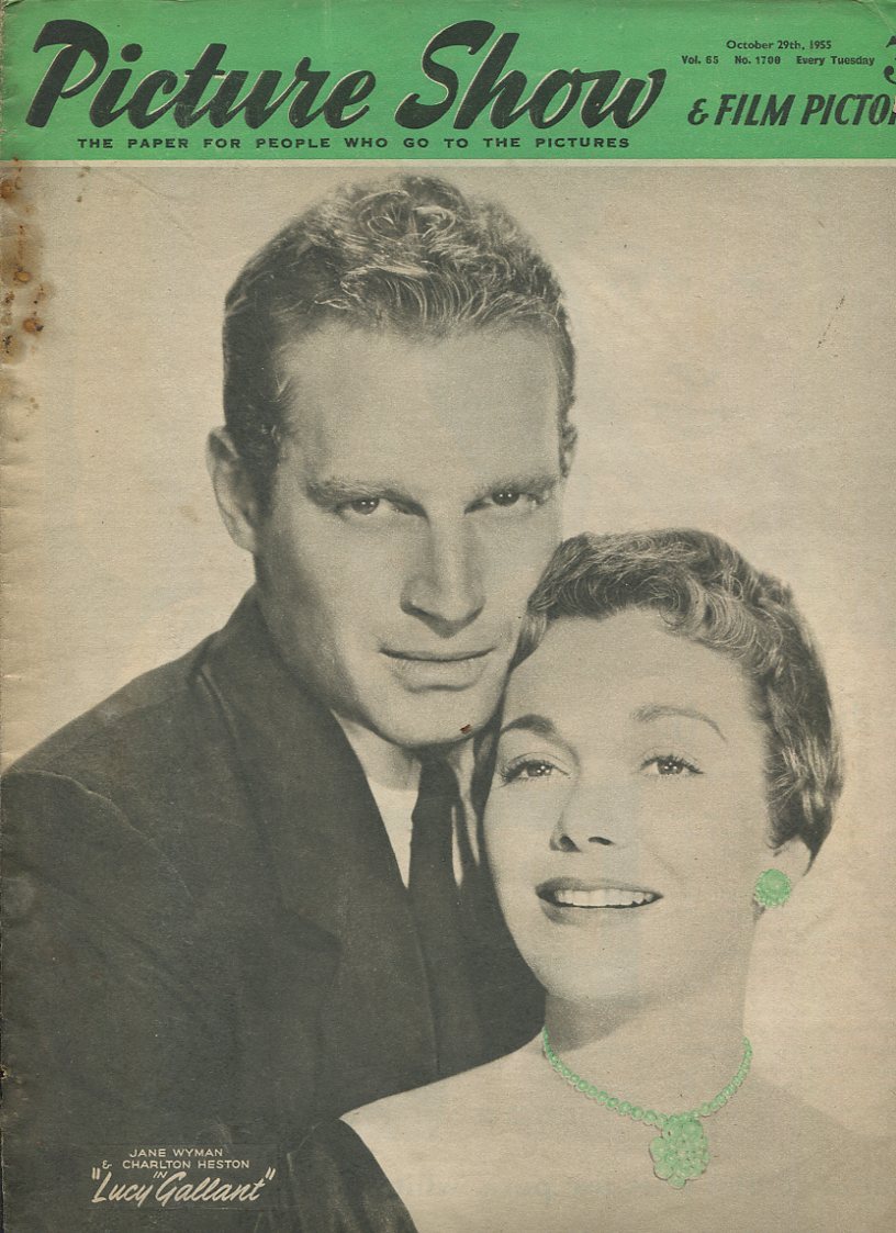 Picture Show & Film Pictorial October 29,1955 Jane Wyman Charlton ...