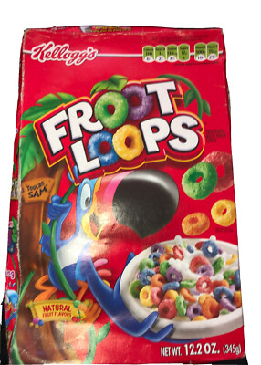 *Sealed* April 25th, 2010 Kellogg’s Fruit Loops Cereal Box 12.2 oz. | eBay