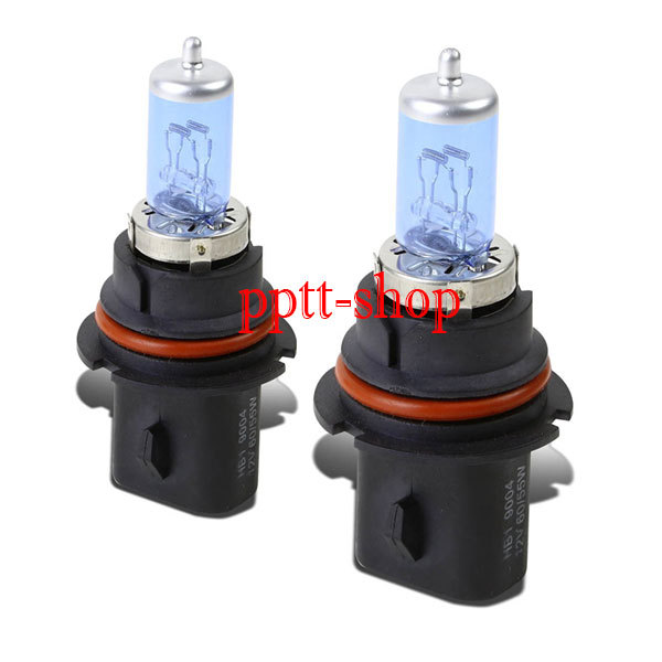 9004 HB1 Halogen 55w Xenon Headlight Bright White 5000K Light Bulb Hi ...