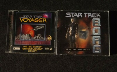 Star Trek: Borg PC The Interactive Video Game & Voyager Win 95 1996 ...