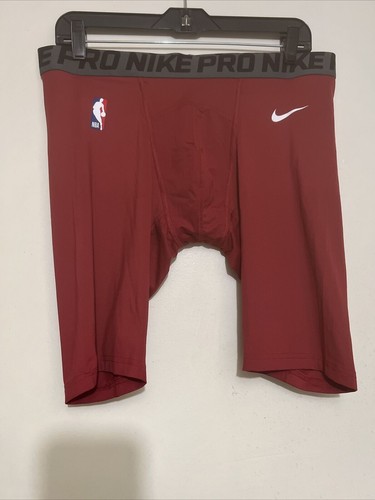 Nike Pro NBA Basketball Dri-FIT Compression Shorts Maroon XL | eBay