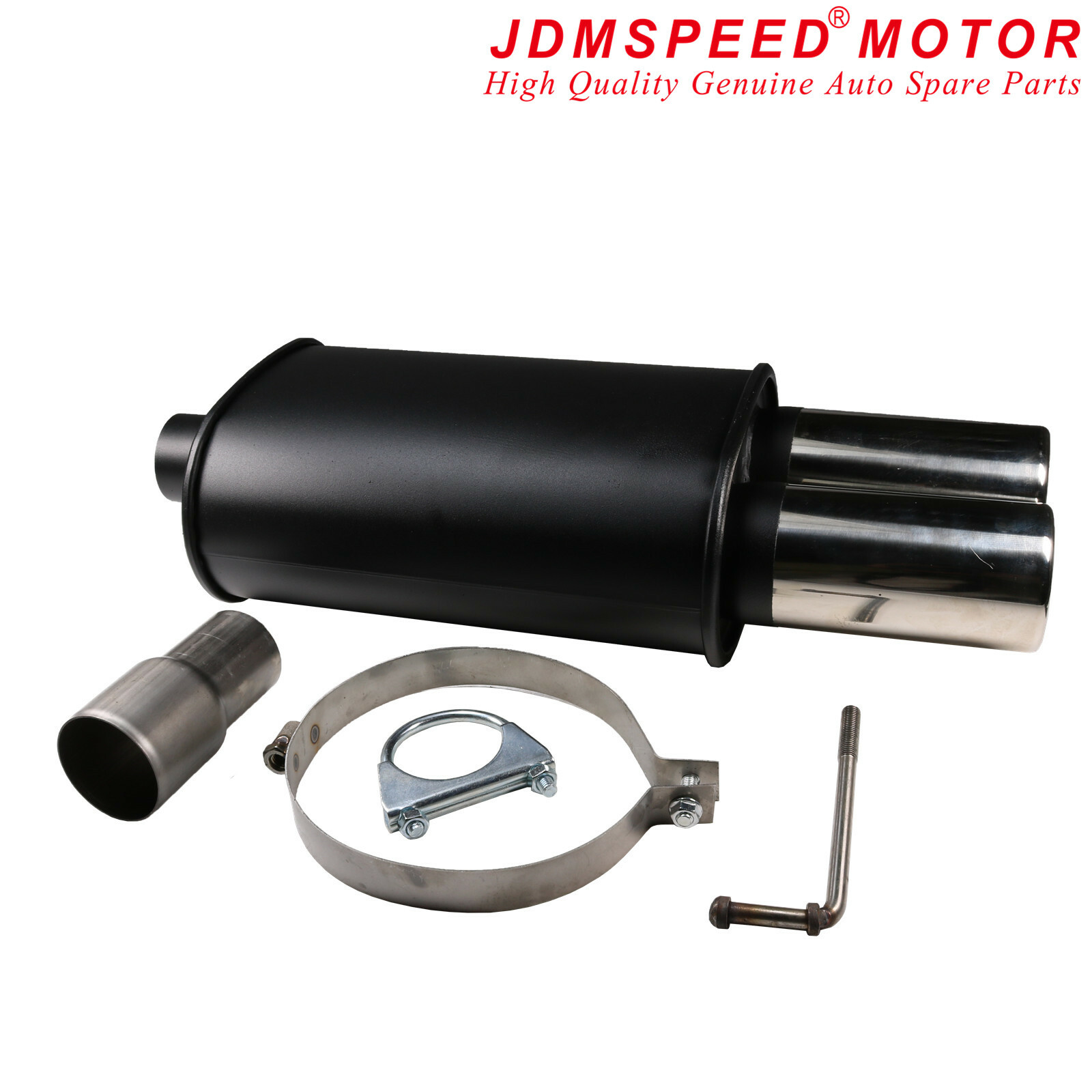 Stainless Steel Twin Tip Performance Sports Exhaust Muffler Back Box ...