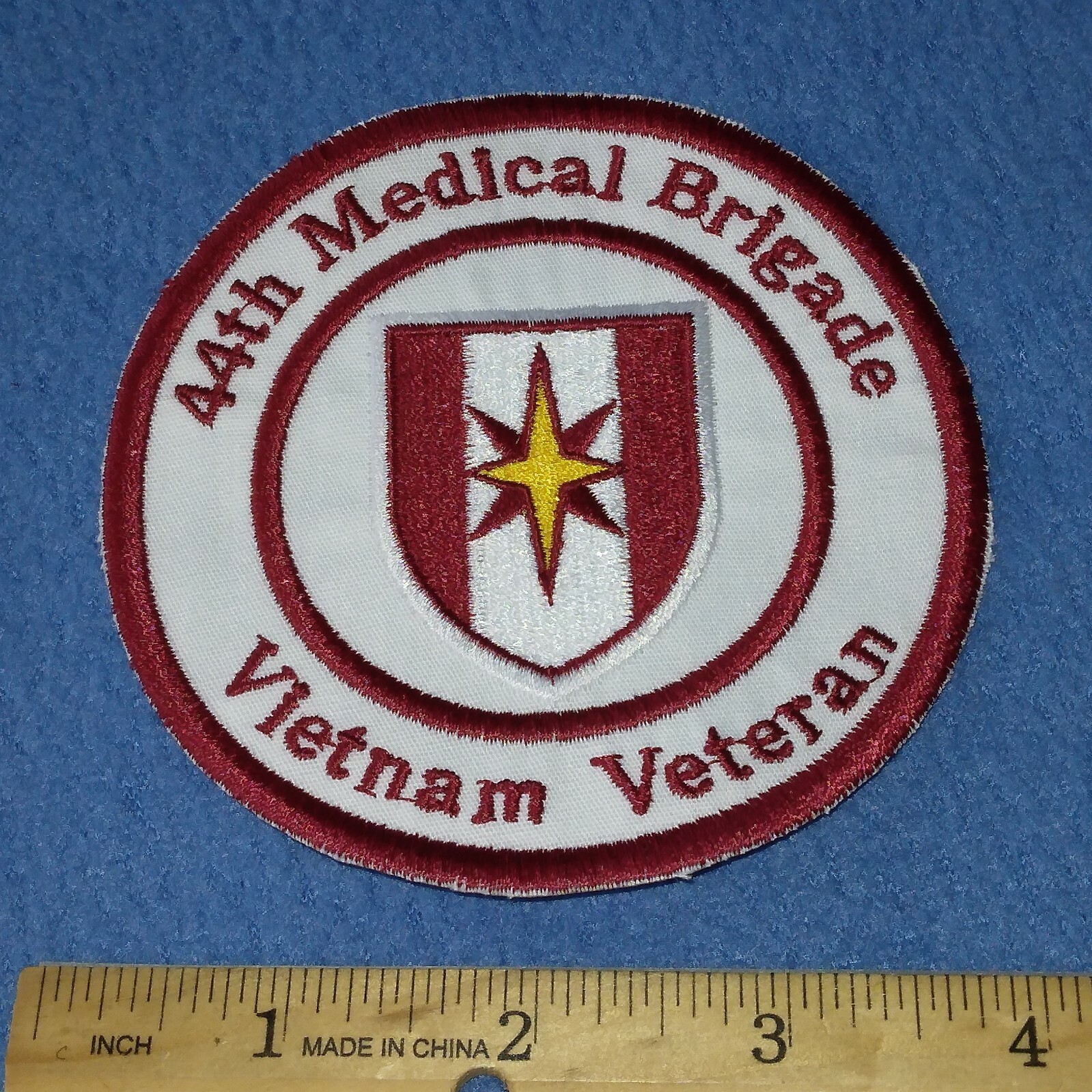 44th Medical Brigade VIETNAM VETERAN - 4 INCH Patch - NEW | eBay