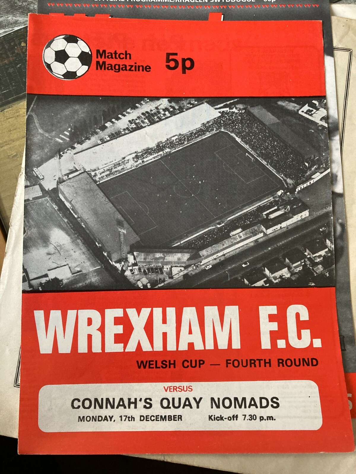 Wrexham HOME & AWAY programmes 1960s 1970s 1980s 90s League & Cup ...