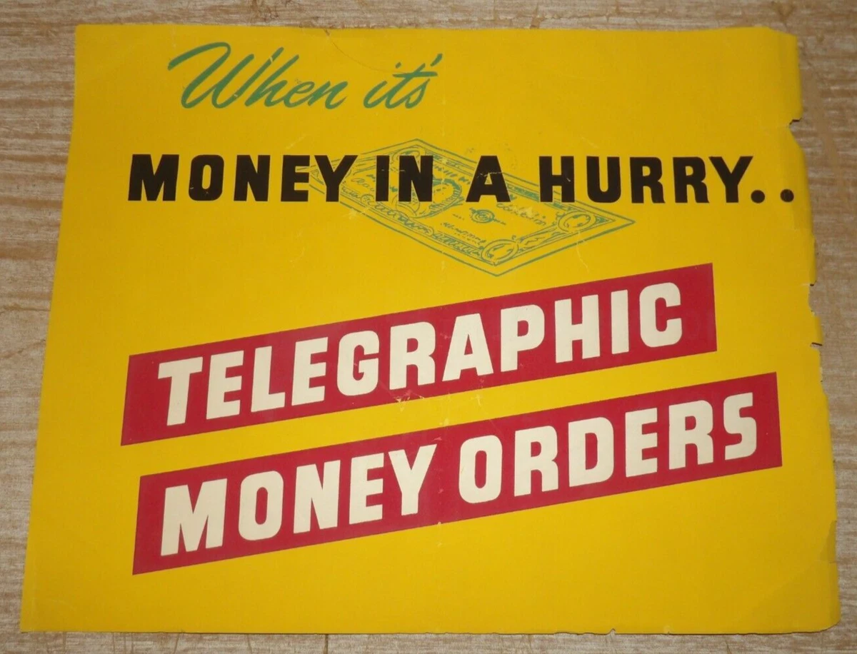 Telegraphic Money Order