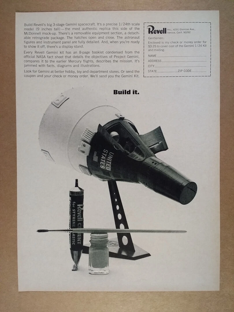 Gemini 3 Spacecraft Models