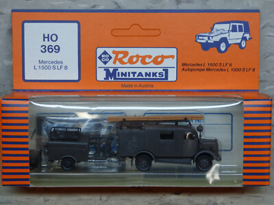 Roco Minitanks (NEW) 1/87 WWII German Mercedes L1500 LF8 Fire Truck Lot ...