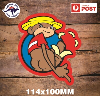 JOHNNY CHIMPO STICKER SUPER TROOPERS | eBay Australia