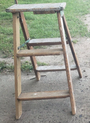 Primitive Country Ladder 30 Primitive Ladder Ideas | Country Decor,