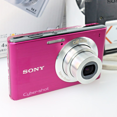 [Mint] SONY Digital Camera Pink DSC-W550 Cyber Shot 4x Optical Zoom ...