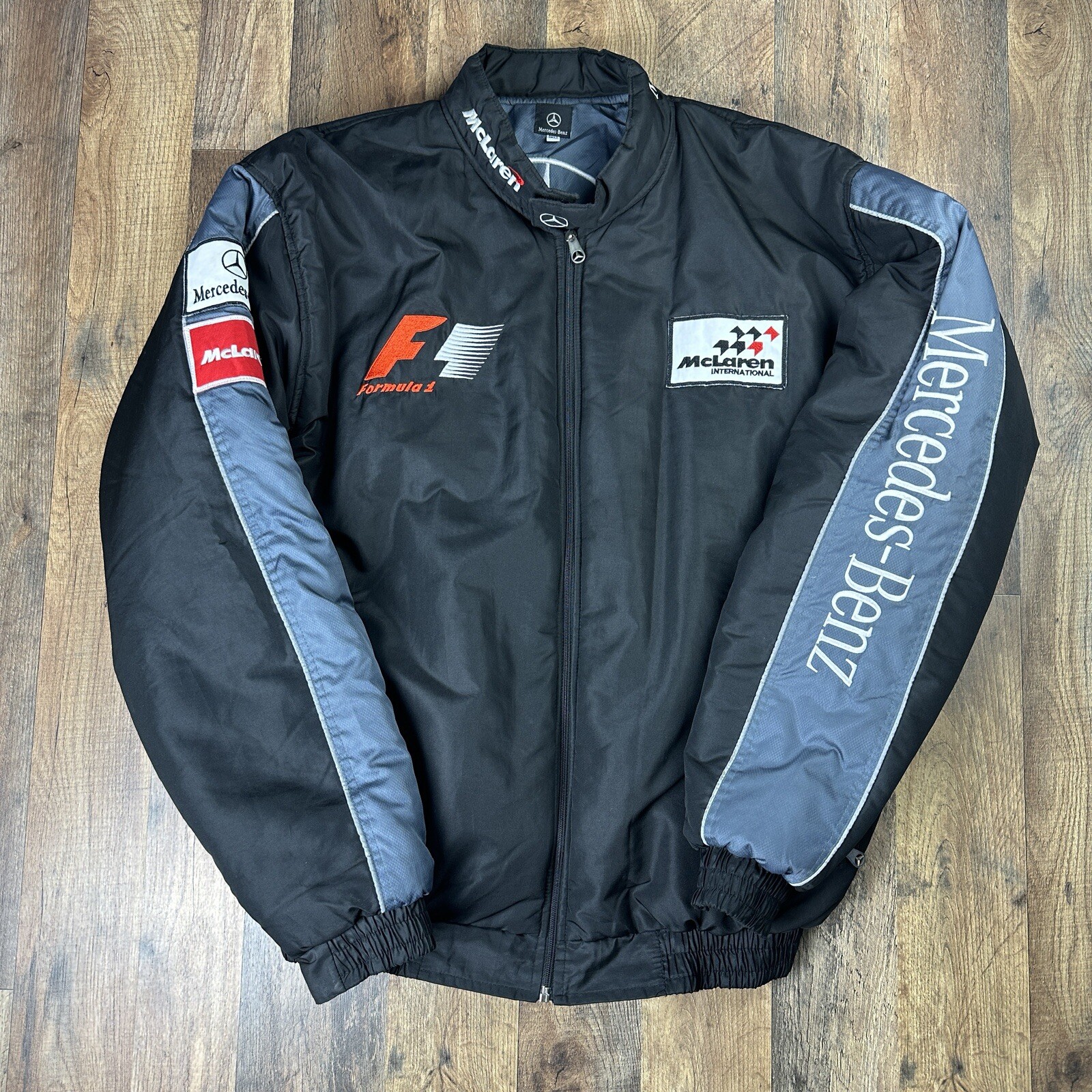 Mercedes-Benz West McLaren F1 Racing Jacket Y2K 90s r… - Gem