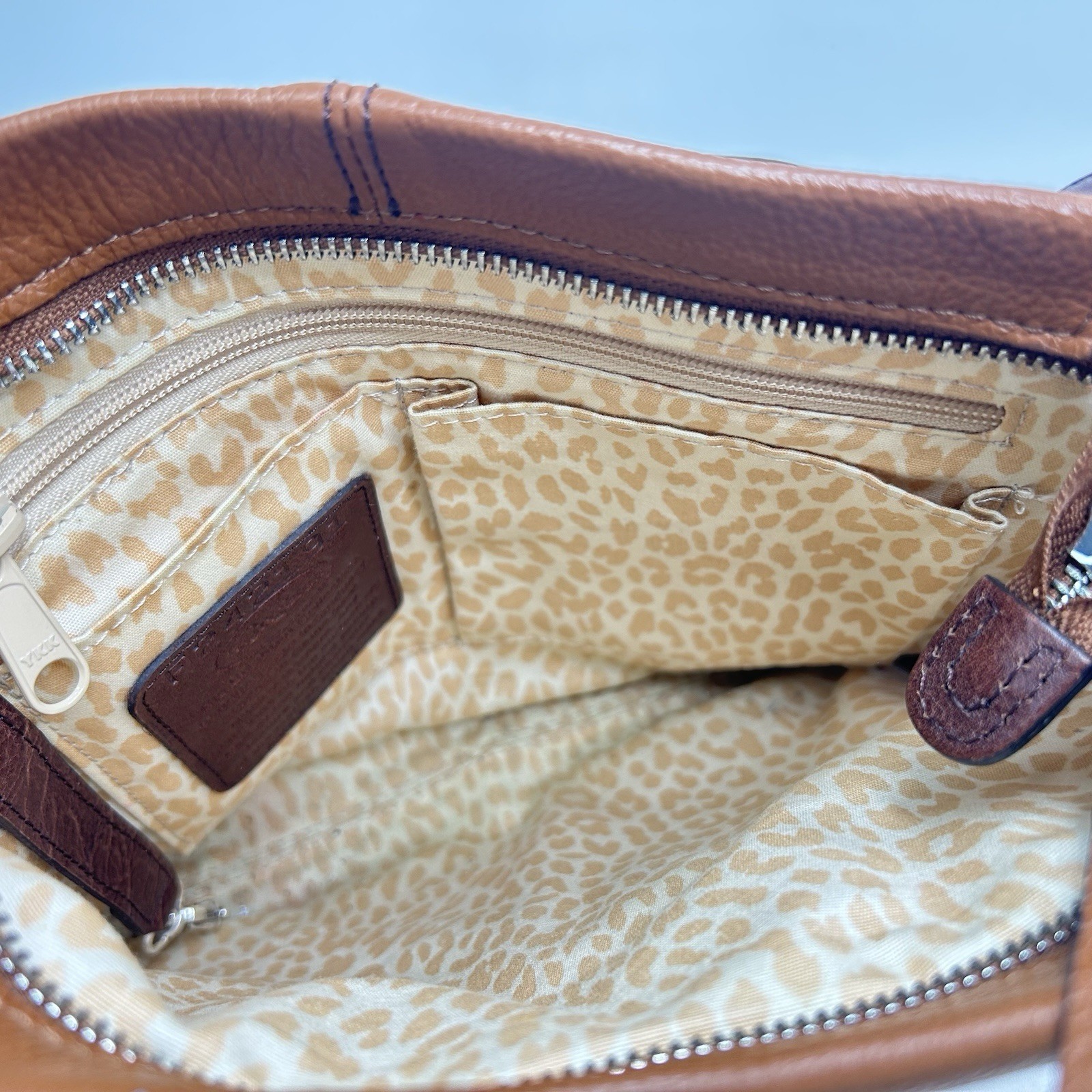 BRIGHTON London Groove Sadie Crossbody Purse ~ Brown Leather Shoulder ...