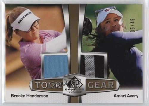 2024 SP Game Used Gold /49 Brooke Henderson Amari Avery #TG2-HA Rookie ...