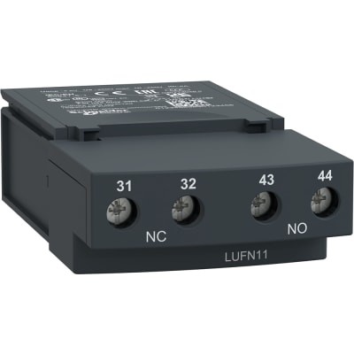 1PC SCHNEIDER ELECTRIC LUFN11 Auxiliary Contacts Module, 5A, 1NO-1NC ...