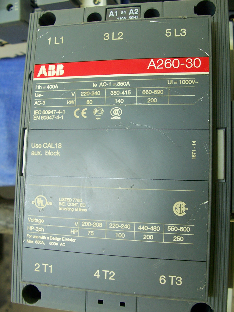 ABB Contactor A260-30 | eBay