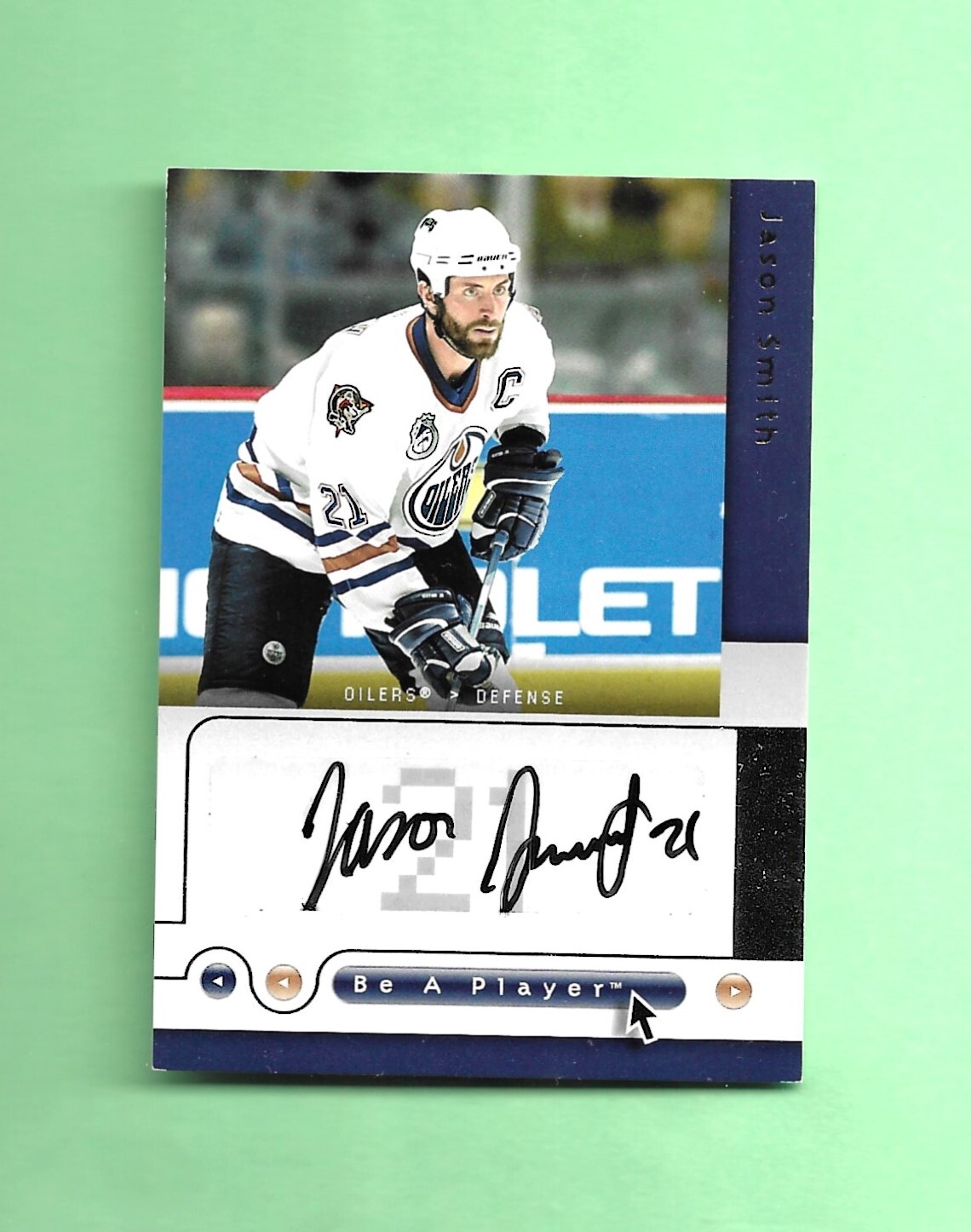 05-06 BAP AUTOGRAPH AUTO Card # JS JASON SMITH EDMONTON OILERS | eBay