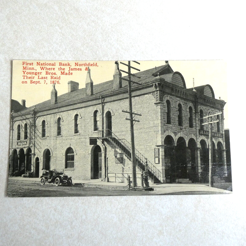 Antique Postcard Minnesota MN First National Bank Northfield James ...