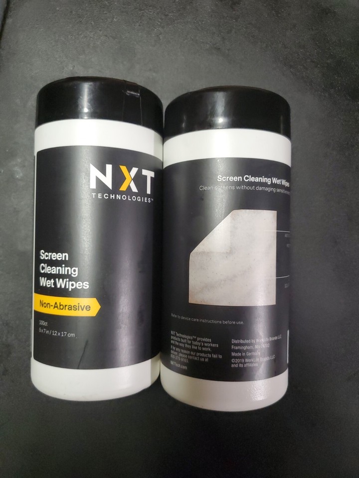 NXT Technologies Screen Cleaning Wet Wipes 100/Tub NX16982 3 Packs | eBay