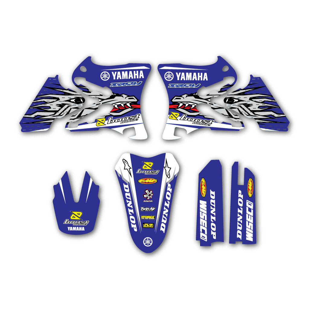 YAMAHA OF TROY GRAPHICS KIT YZ125 YZ250 2002 -2013 21mil Heavy Duty ...