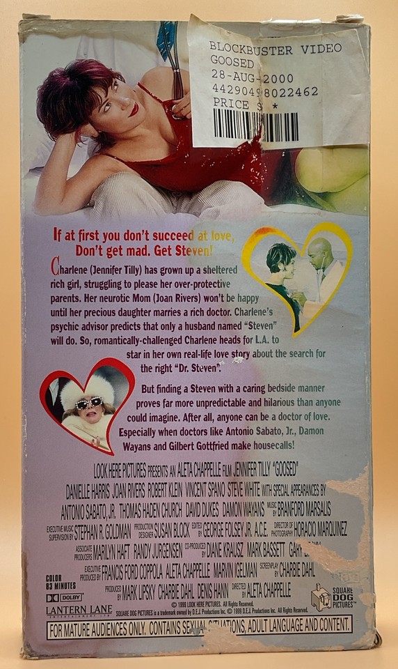 Goosed VHS 1999 Jennifer Tilly **Buy 2 Get 1 Free** | eBay