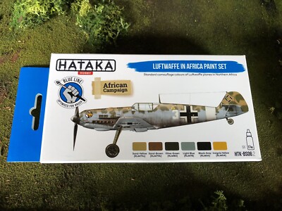 Hataka Blue Line - Luftwaffe In Africa Acrylic Paint Set | eBay