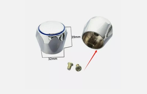 Replacement Bathroom Kitchen Sink Tap Standard Hot & Cold Tap Top Head ...